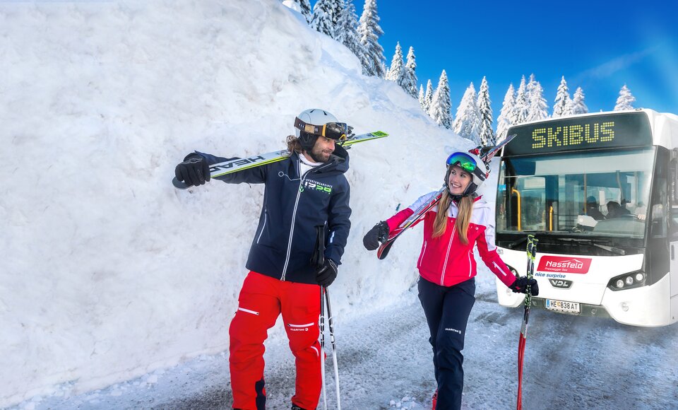 Ski bus| Nassfeld ski area